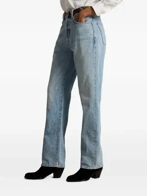Polo Ralph Lauren Paint-splattered Straight-leg Jeans