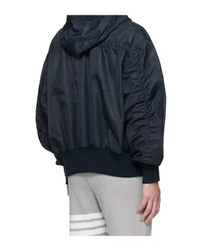 Thom Browne 4-bar Hooded Jacket