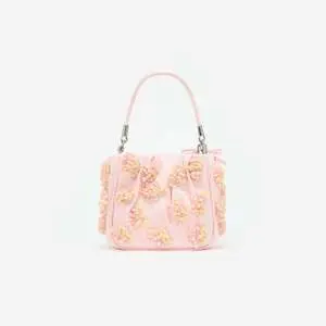 SELF-PORTRAIT Floral Beaded Shoulder Bag