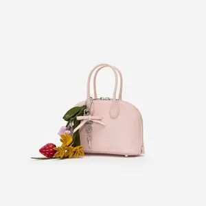 SELF-PORTRAIT Embossed Leather Mini Bag