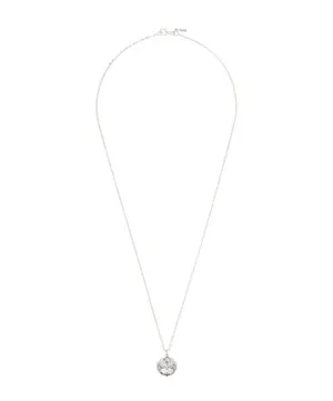 Emanuele Bicocchi Logo Scudo Necklace - Silver
