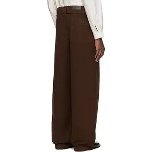 LEMAIRE Straight-leg Trousers With Button Placket And Multiple Pockets