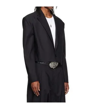 LU'U DAN Slashed Long-sleeved Blazer