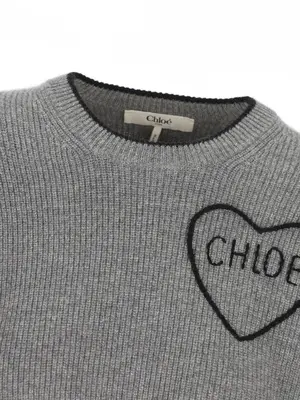 Chloé Crew Neck Long-sleeved Knitwear