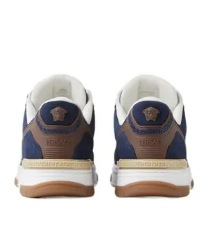 Versace Biggie Basket Suede Sneakers