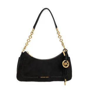 Michael Kors Zippered Shoulder Bag - Black