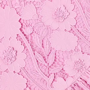 SELF-PORTRAIT Sleeveless Flower Lace Dress