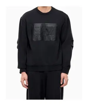 Emporio Armani Sweatshirt Oversized In Cotton Jersey