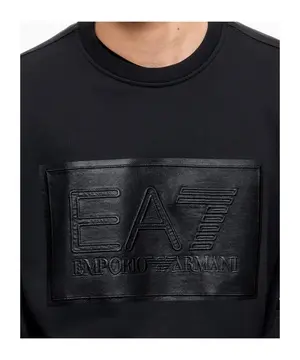 Emporio Armani Sweatshirt Oversized In Cotton Jersey