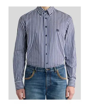 Etro Striped Button-down Cotton Shirt