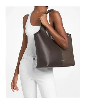 Michael Kors Henly Large Tote Bag - Chocolate