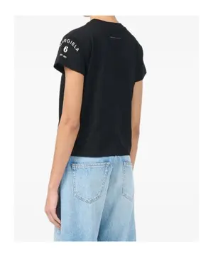 MAISON MARGIELA Mannequin Print Cotton T-shirt - Black