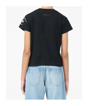 MAISON MARGIELA Mannequin Print Cotton T-shirt - Black