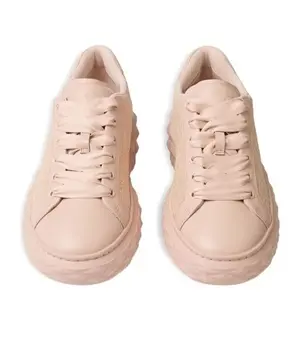 JIMMY CHOO Embellished Lace-up Sneakers