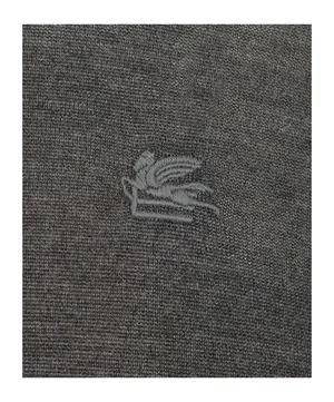 Etro Fuji Knitted L/s Polo Wool Silk