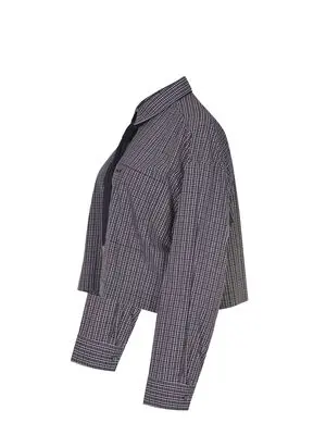 Pinko Long Sleeve Checked Shirt