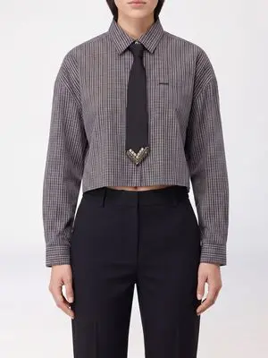 Pinko Long Sleeve Checked Shirt