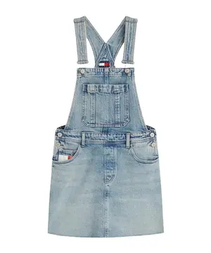 Tommy Hilfiger Vintage Denim Mini Dungaree Dress