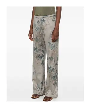 FORTE_FORTE Patterned Casual Trousers