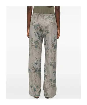 FORTE_FORTE Patterned Casual Trousers