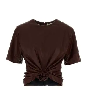 Magda Butrym Short-sleeved T-shirt - Brown