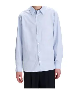 A.p.c. Malo Striped Shirt - Blue-grey