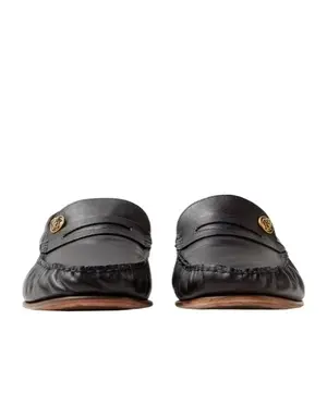 Versace Ruched Slip-on Loafers