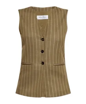 Max Mara V-neck Sleeveless Vest