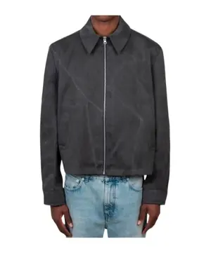 Séfr Tazio Zip-front Jacket - Black