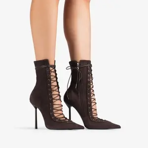 LE SILLA Colette Lace-up Ankle Boots
