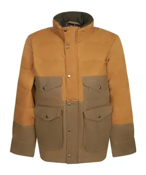 Filson Padded High-collar Jacket - Brown