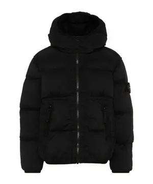 Stone Island Logo Patch Cotton-padded Jacket