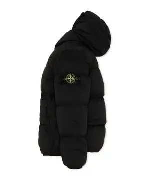 Stone Island Logo Patch Cotton-padded Jacket
