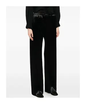 FORTE_FORTE Elastic-waist Casual Trousers