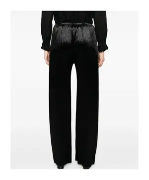 FORTE_FORTE Elastic-waist Casual Trousers