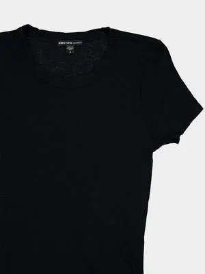JAMES PERSE Slim Cashmere T-shirt - Black