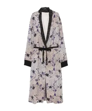 FORTE_FORTE Long-sleeved Coat - Multicolor