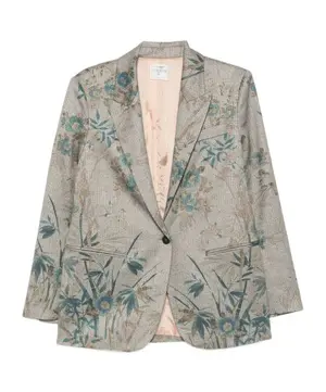 FORTE_FORTE Long-sleeve Blazer - Gray