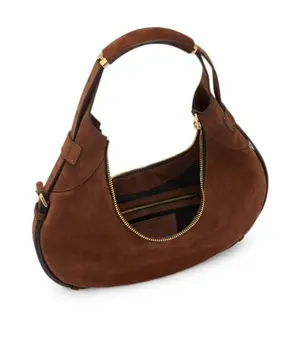 Moschino Suede Shoulder Bag