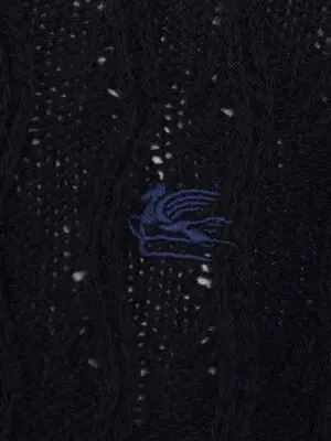 Etro Roma Knitted Quarter Zip Cashmere Jumper