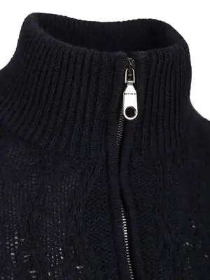 Etro Roma Knitted Quarter Zip Cashmere Jumper