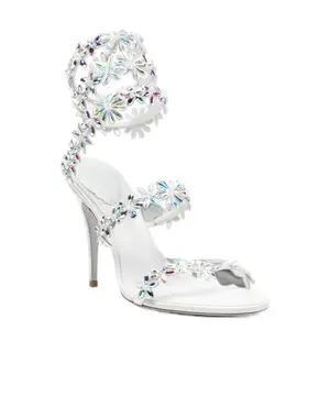Rene Caovilla Embellished Stiletto Sandals