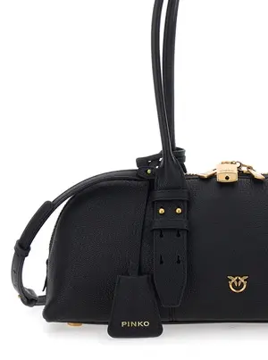 Pinko Shoulder Bag Bowling Horizontal Big