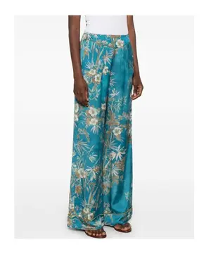 FORTE_FORTE Patterned Casual Trousers