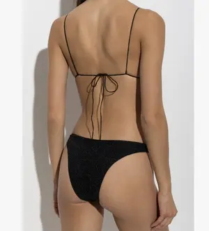 Oseree Lace-up Two-piece Swimsuit