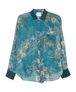 FORTE_FORTE Long-sleeved Shirt - Blue
