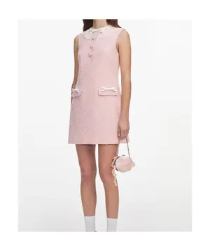 SELF-PORTRAIT Lace-collar Mini Dress