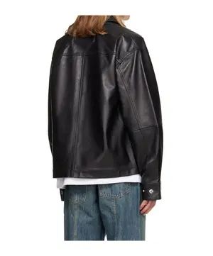 Helmut Lang Lapel Leather Jacket