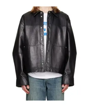Helmut Lang Leather Jacket - Black
