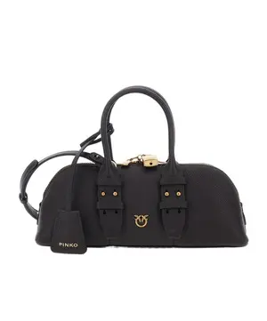 Pinko Handbag With Leather Details